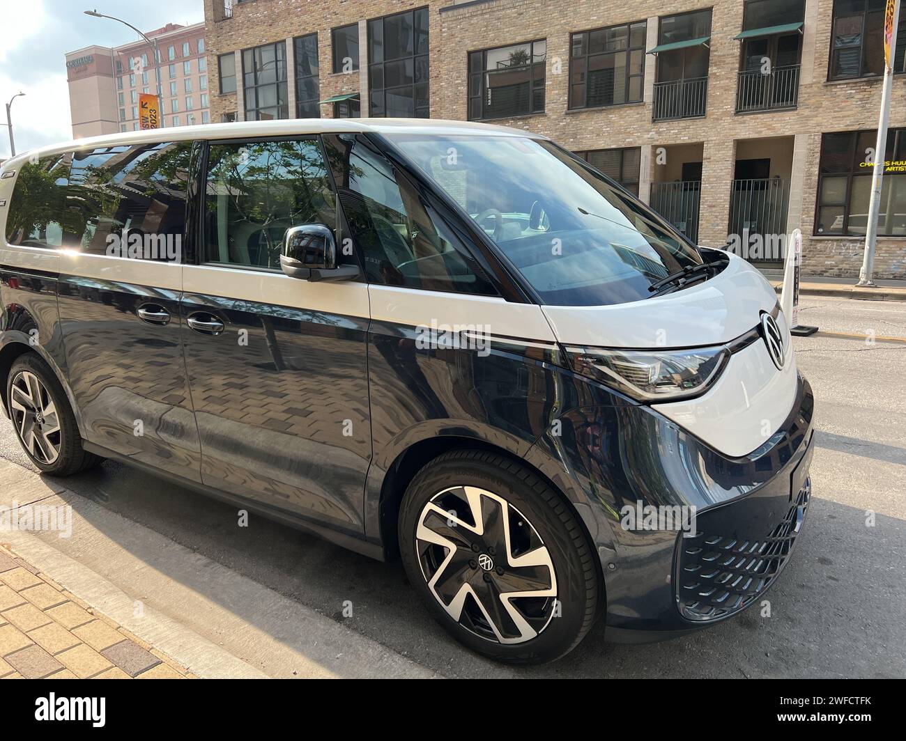 Volkswagen id buzz microbus hi-res stock photography and images - Alamy