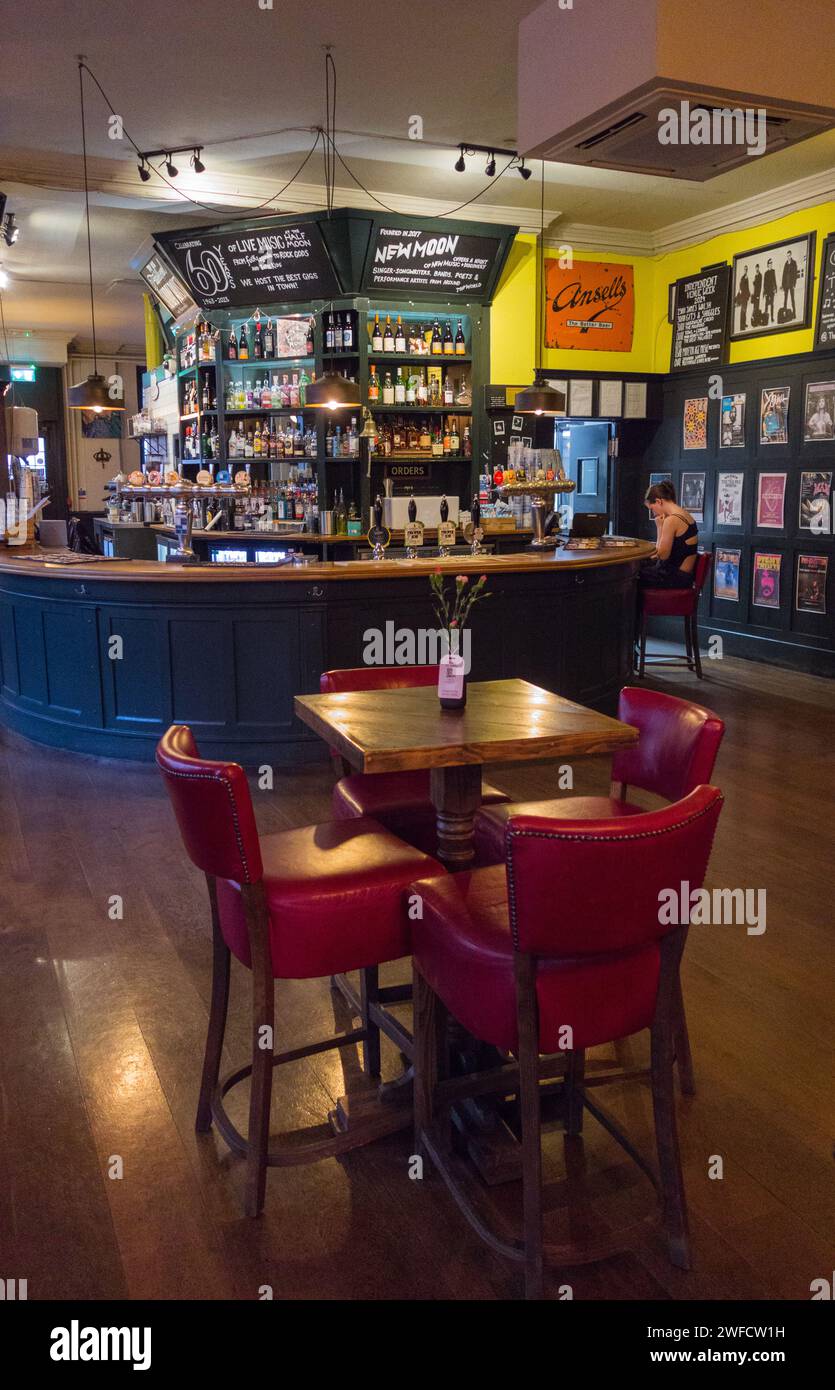 Interior Of The World Famous The Half Moon Public House And Music Venue