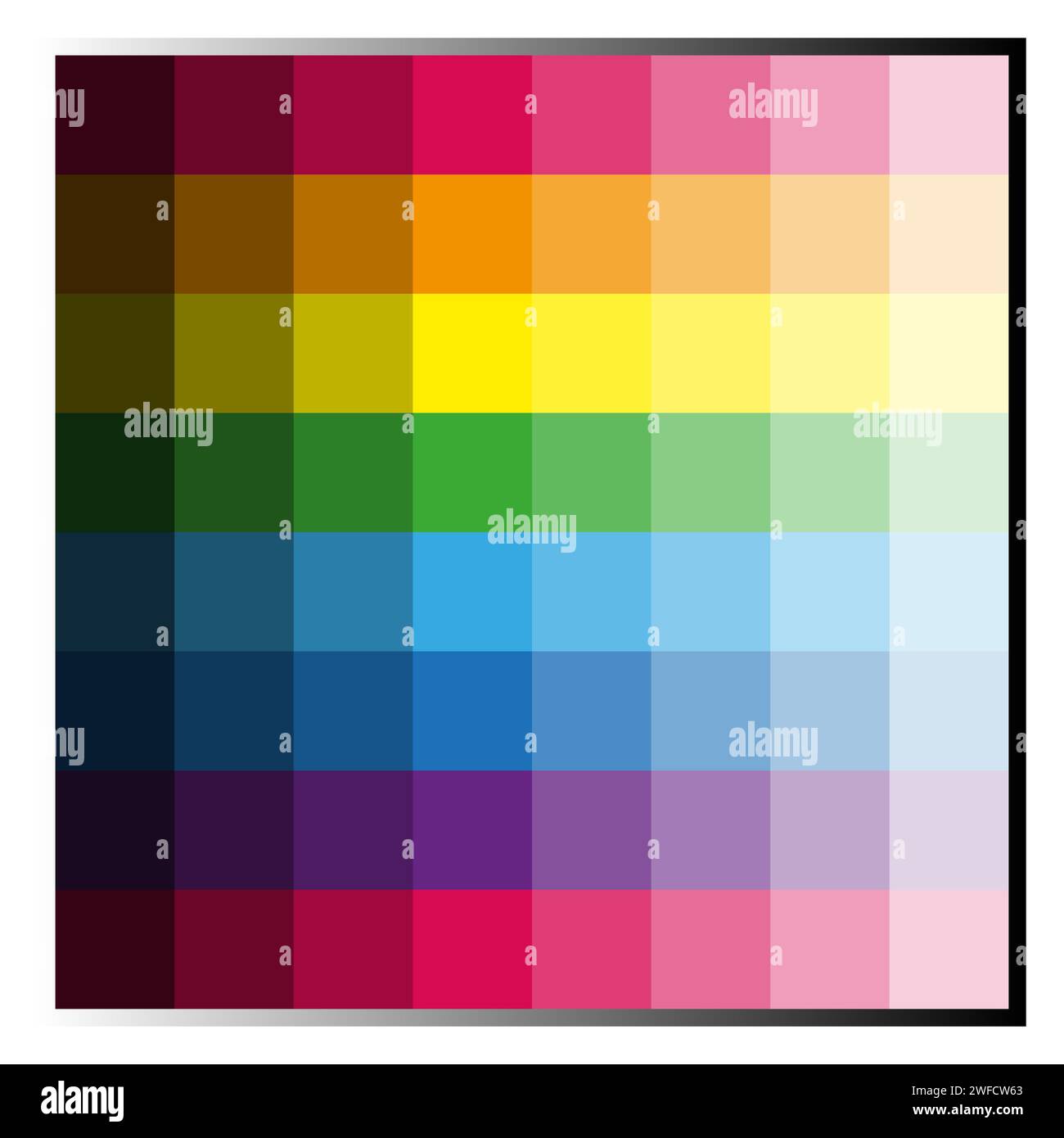 Rainbow graphic hi-res stock photography and images - Alamy