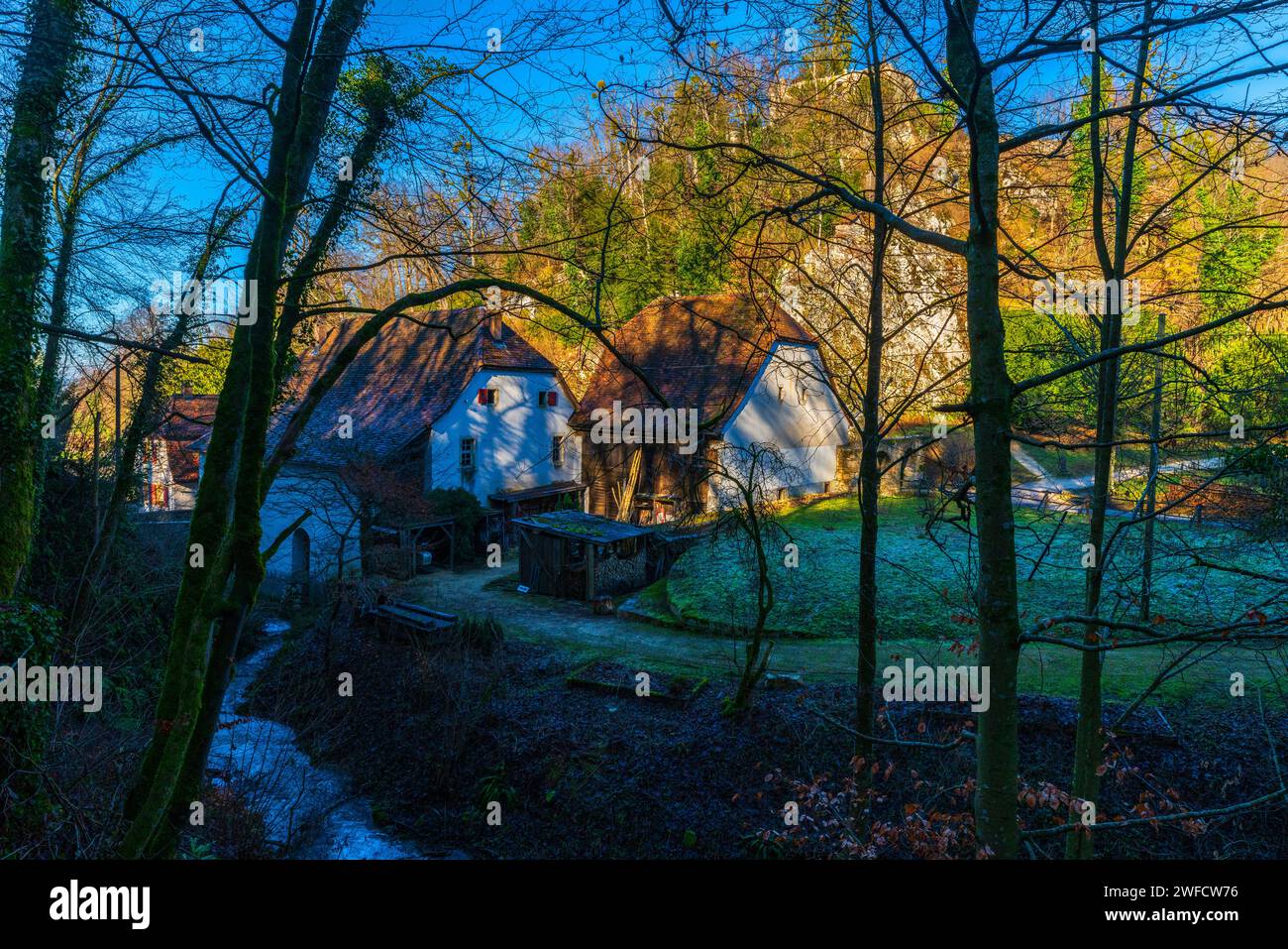 The water mill building was built in 1780 and aqueduct, became a part ...