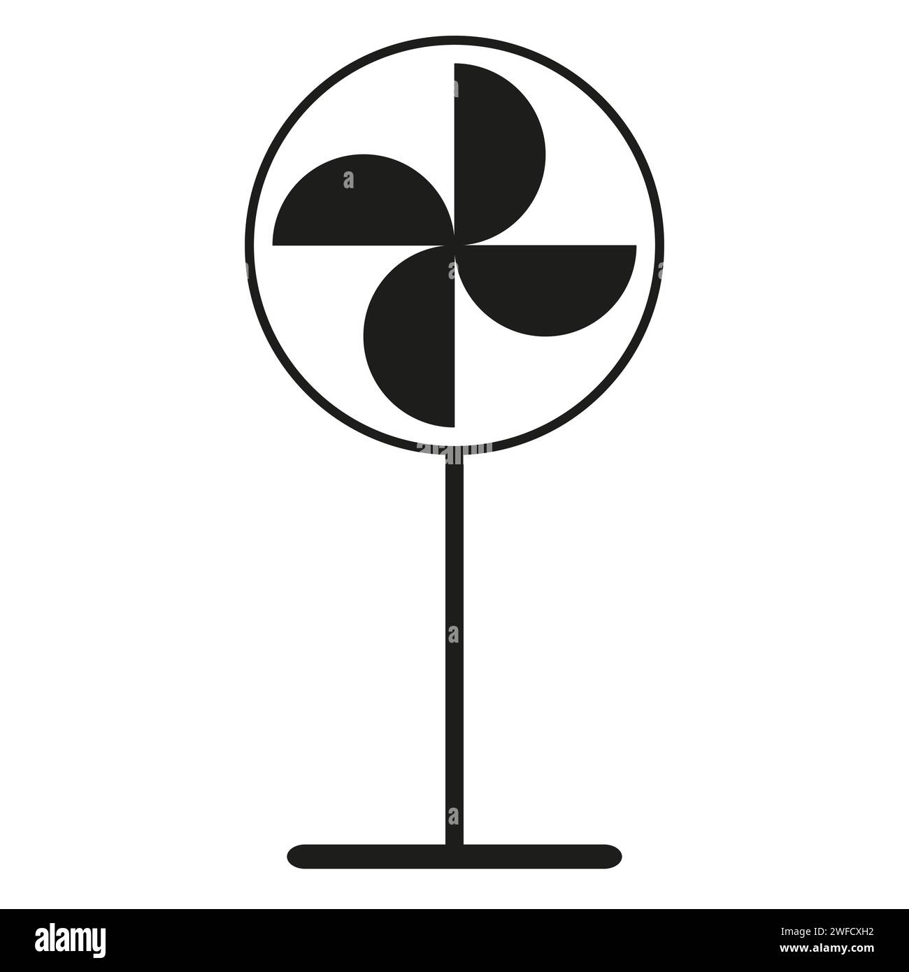 Table Fan Logo FOCUS F1656R 16 Inch Remote Control Stand Fan