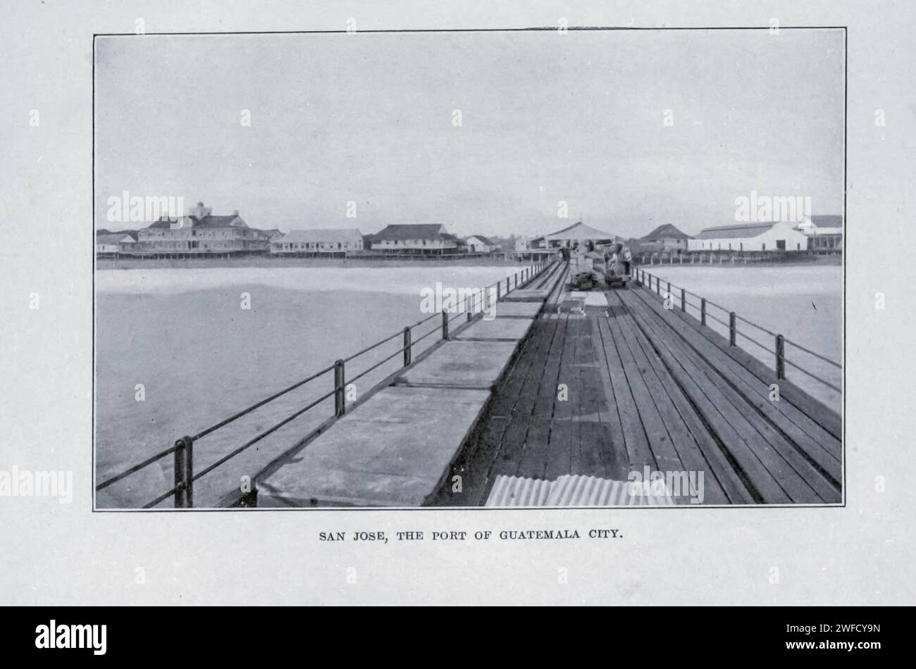 SAN JOSE, THE PORT OF GUATEMALA CITY Guatemala 1909 Stock Photo - Alamy