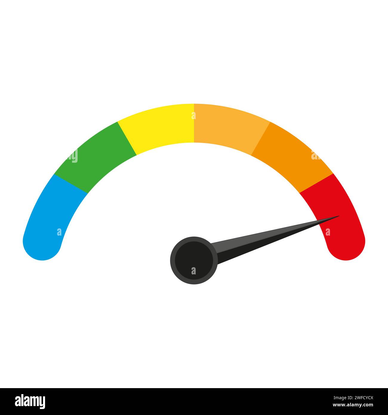 Speed dial indicator. High speed. Vector illustration. Stock image. EPS 10 Stock Vector Image ...