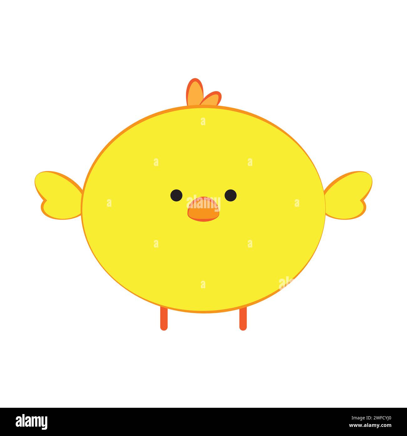 Cartoon chicken icon, great design for any purposes. Vector ...