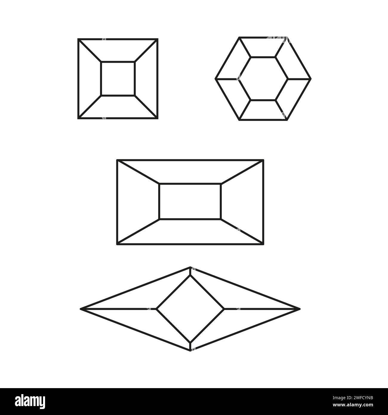 Lines geometric shapes. Vector illustration. stock image. EPS 10 Stock ...