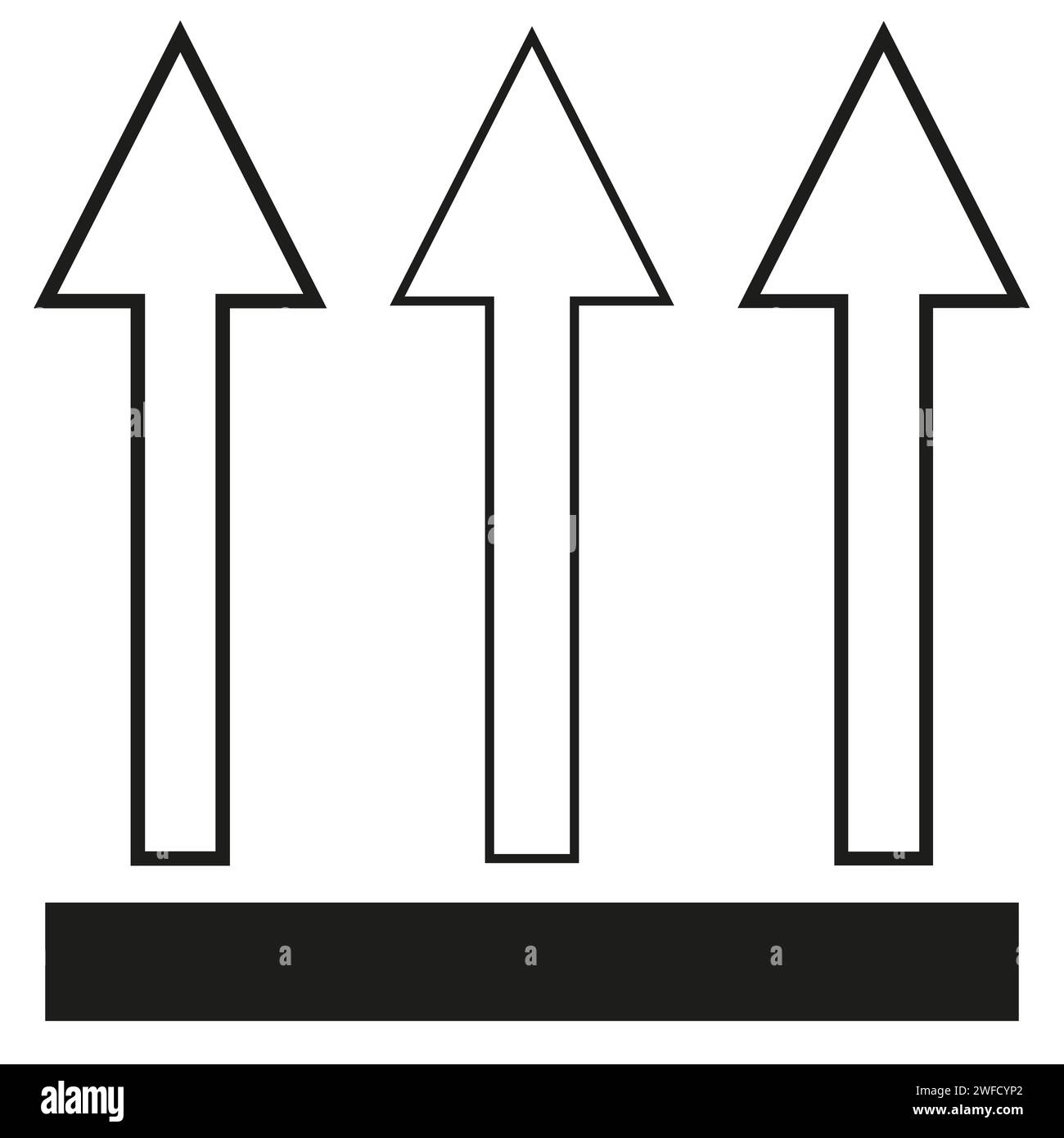 Brush arrows. Different straight brush arrows. Exclusive arrows. Grunge ...