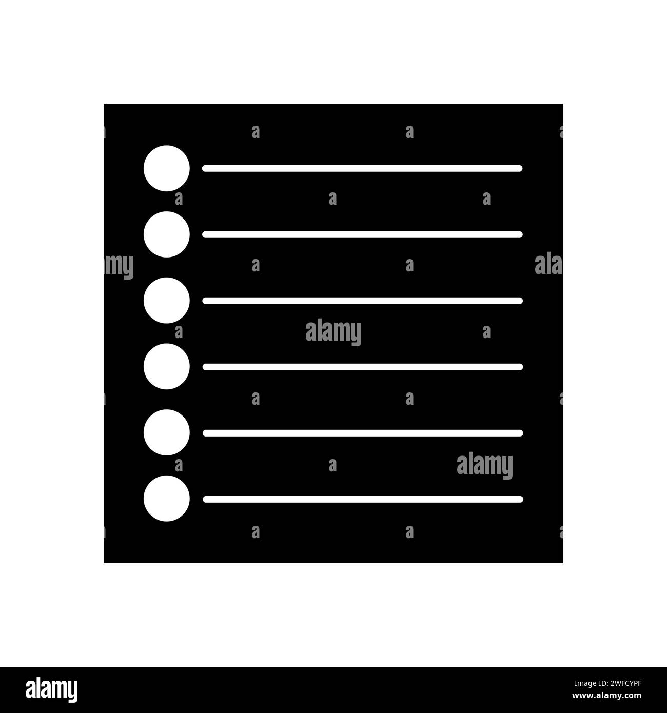 Black sheet of writing. Document symbol. Design template page. Vector illustration. stock image ...