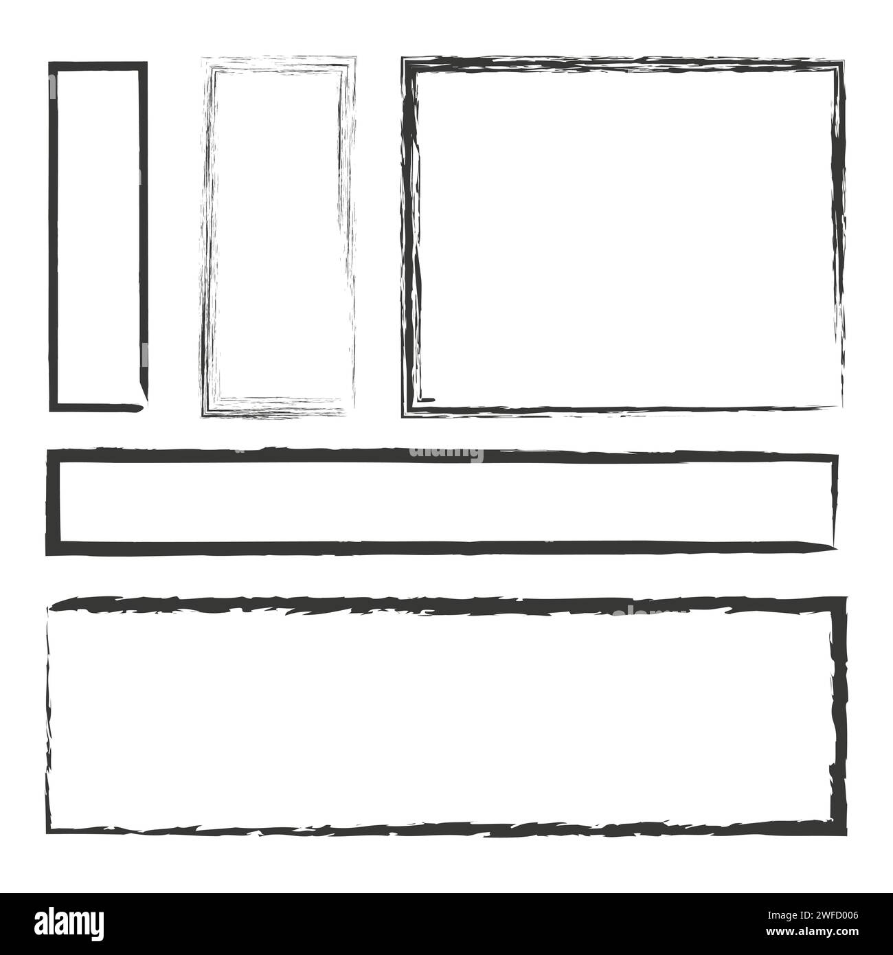 Rectangular brush hi-res stock photography and images - Alamy