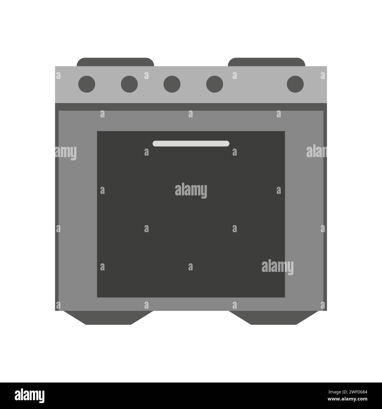 Gas stove icon. Kitchen element. Vector illustration. EPS 10 Stock ...