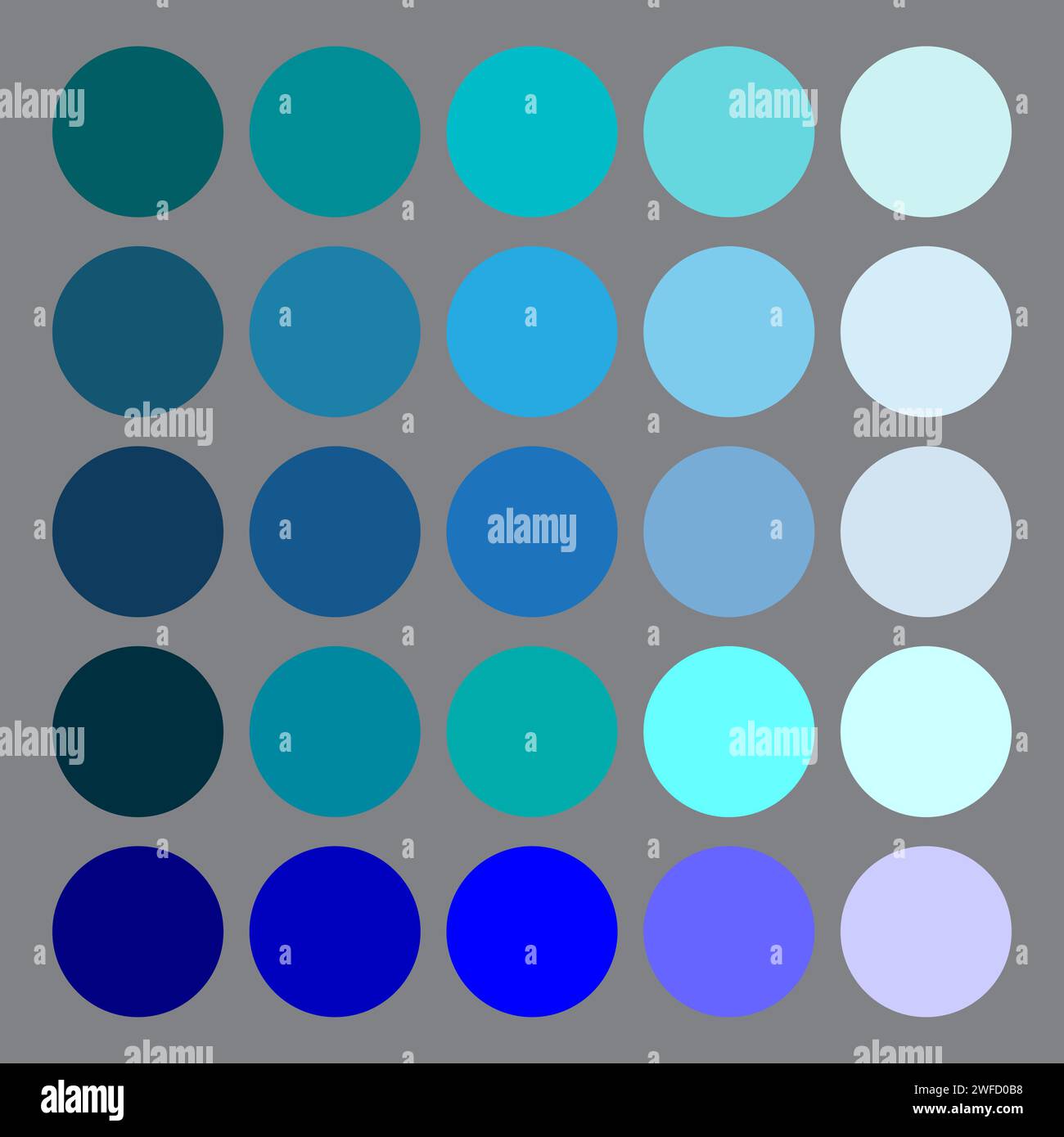 Trendy palette circles, great design for any purposes. Pastel color ...