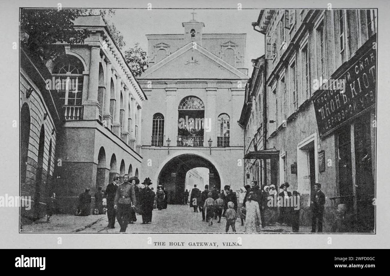The Holy Gateway, Vilna Vilnius Lithuania 1913 by Nevin Otto Winter ...