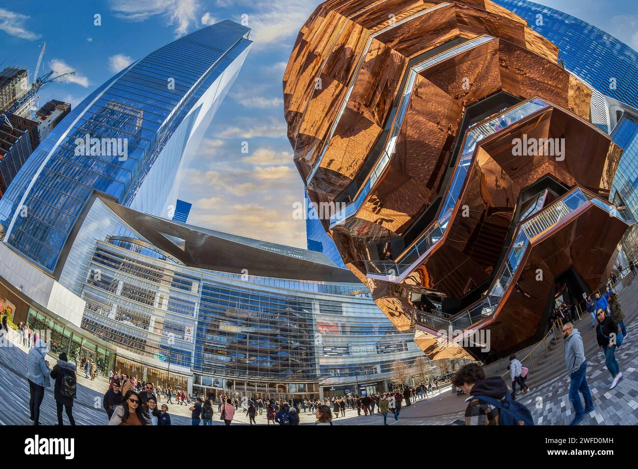 New York, USA - March 8, 2020: The Vessel, project by architect Thomas ...