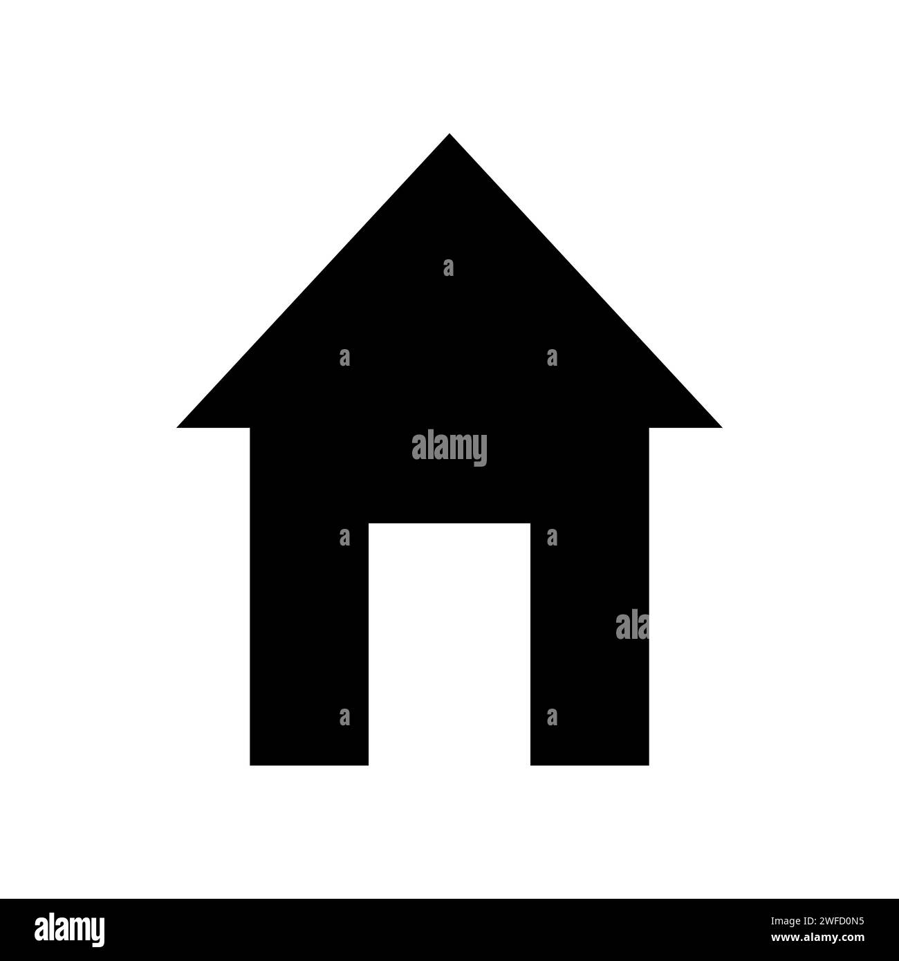 House icon. Small house. Vector illustration. Stock image. EPS 10 Stock ...