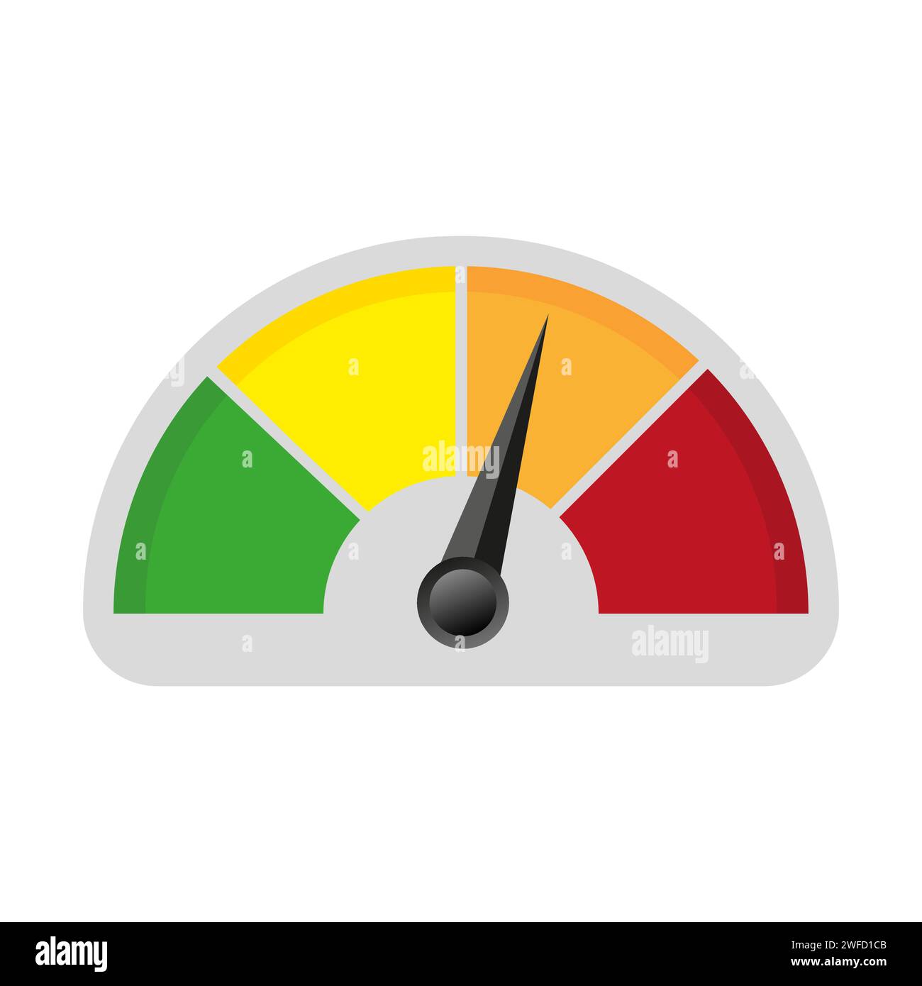color speedometer. Business success. Vector illustration. stock image ...