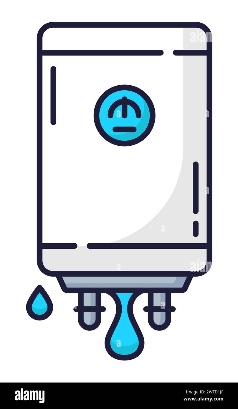 Boiler home broken Stock Vector Images - Alamy