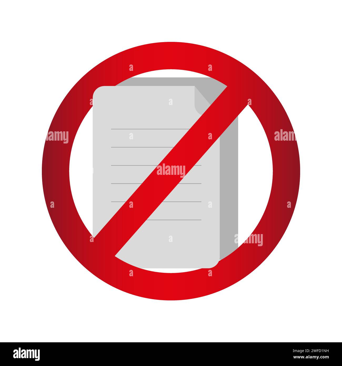 Red dont symbol Stock Vector Images - Alamy