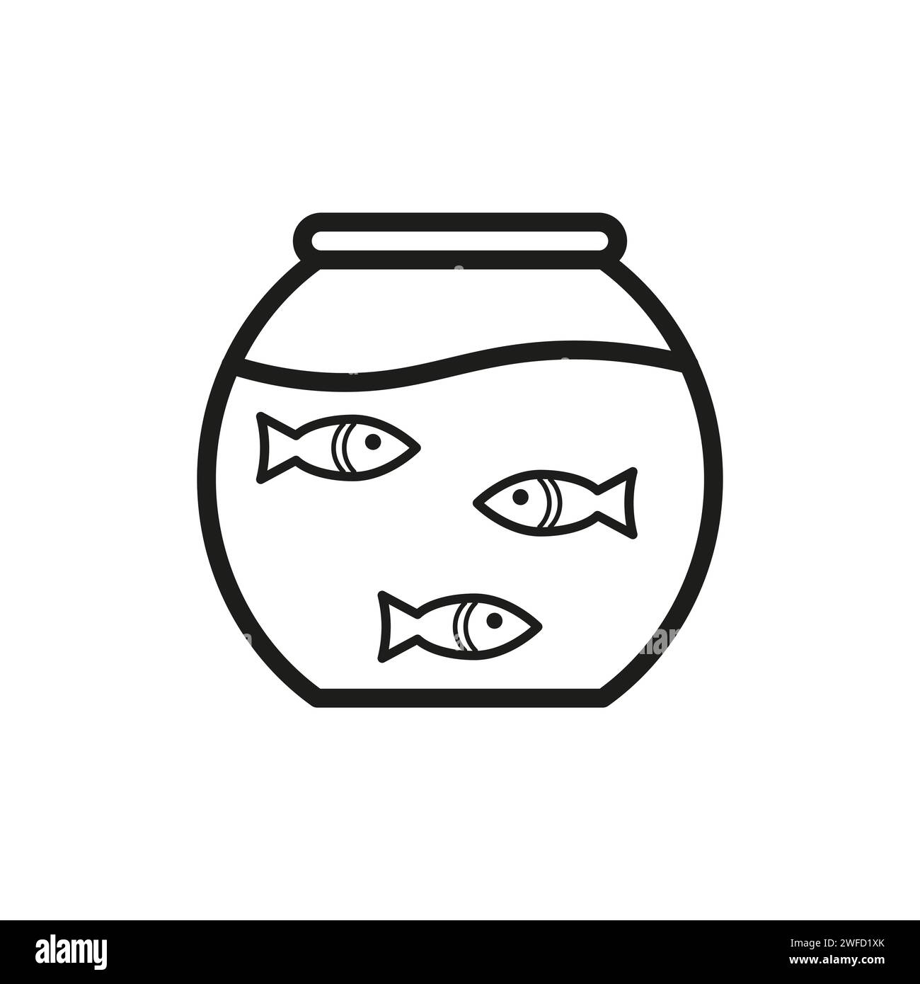 Aquarium fish icon. Design element. Healthy lifestyle. Vector ...