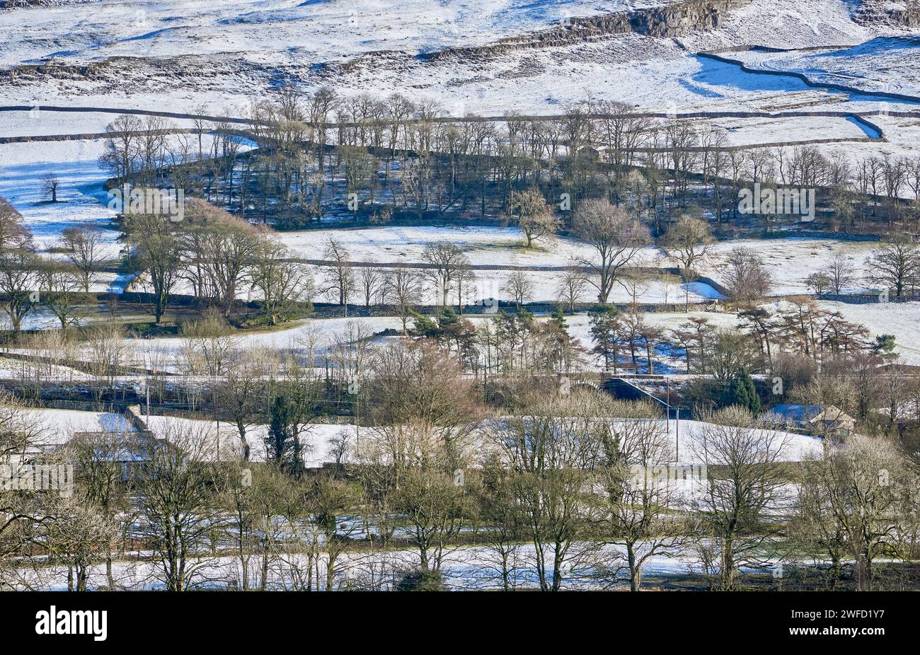 Yorkshire moors snow scene hi-res stock photography and images - Alamy