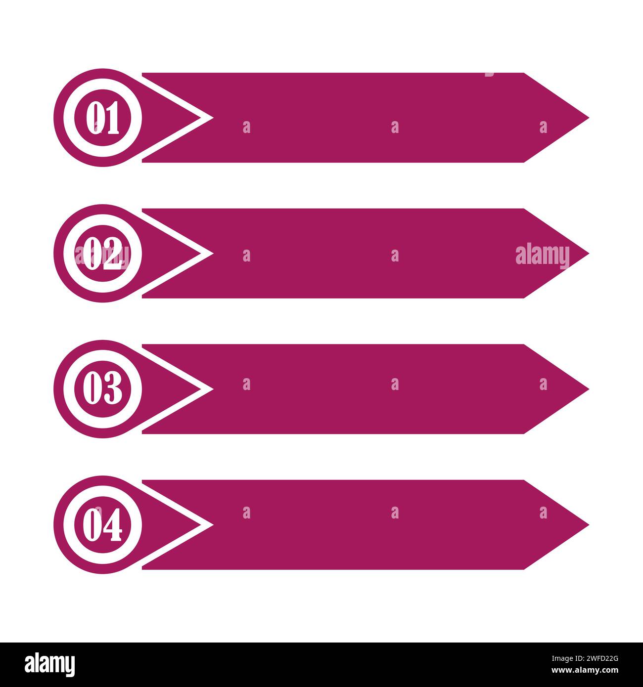 Modern arrows with numbers. Brochure template layout. Vector illustration. stock image. EPS 10 ...