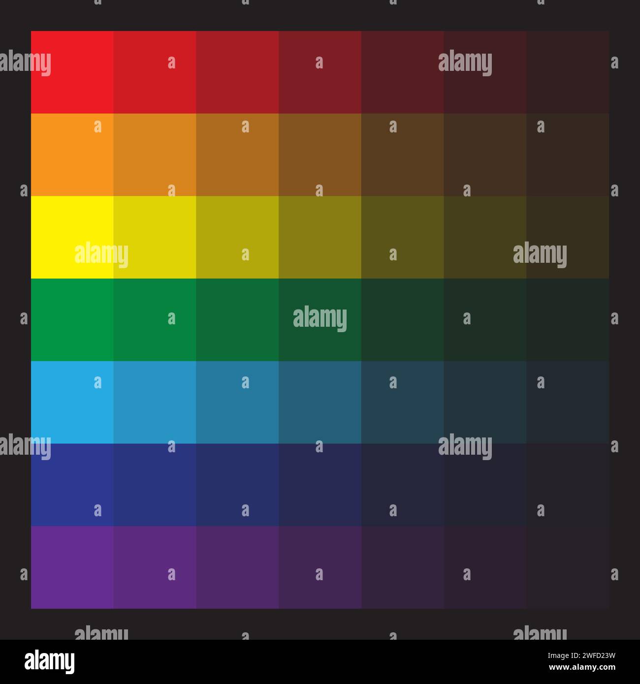 Pastel colour contrast Stock Vector Images - Alamy