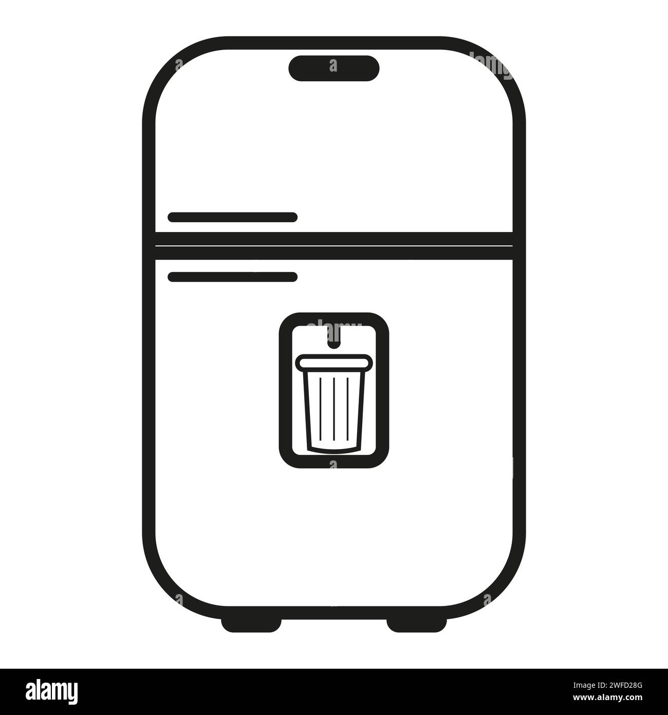 Refrigerator water dispenser icon. Vector illustration. stock image ...