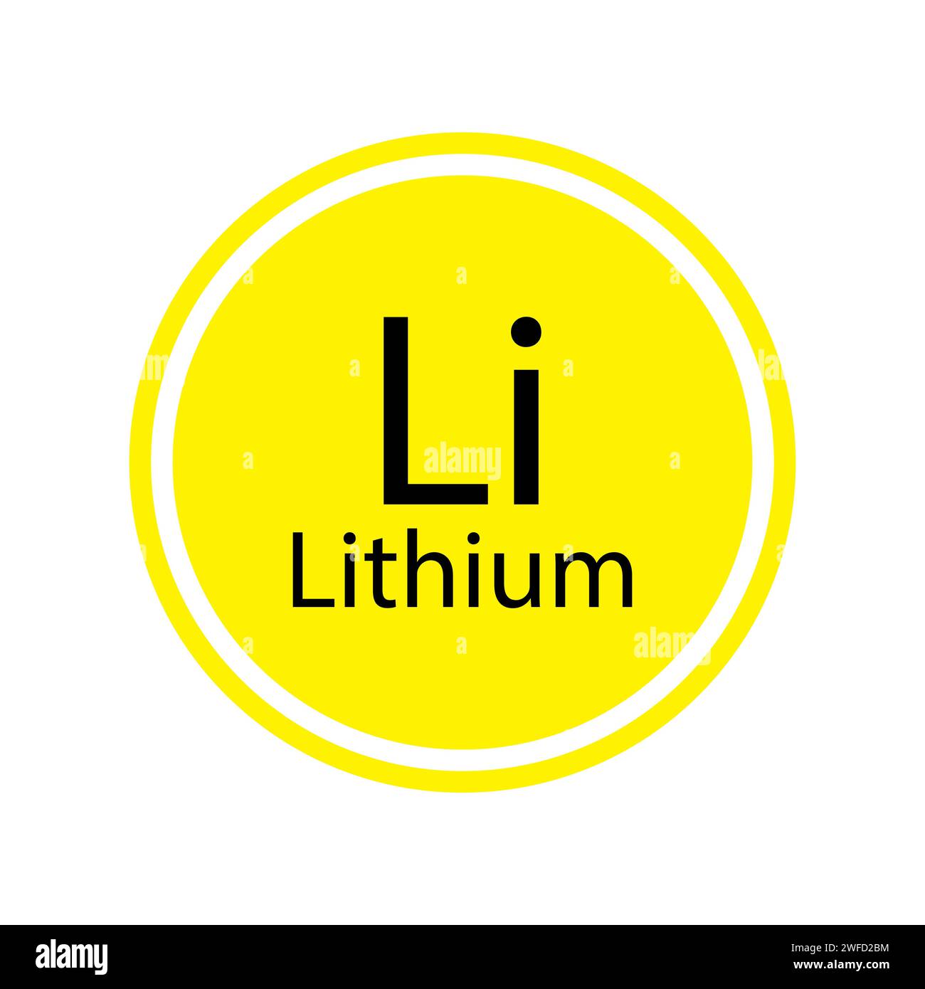 lithium element. Periodic table. Chemical element. Vector illustration ... lithium element. Periodic table. Chemical element. Vector illustration ...