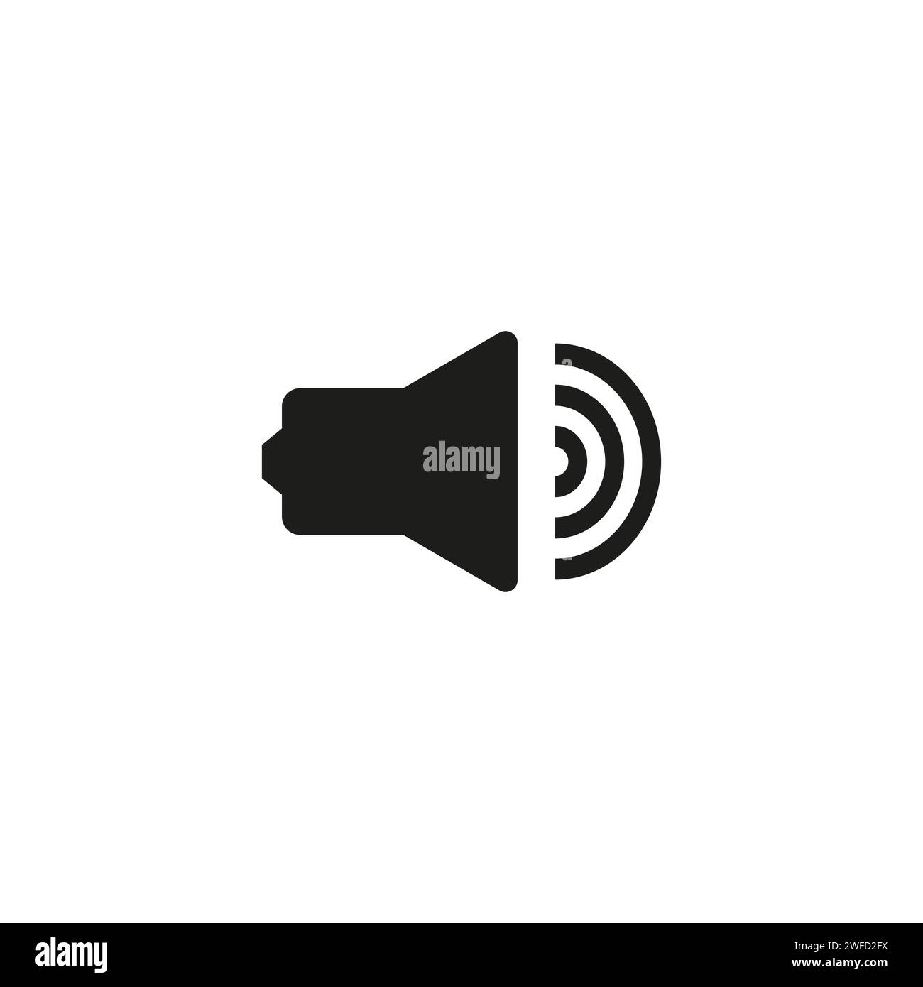 speaker icon. Sound equipment. Design element. Vector illustration ...