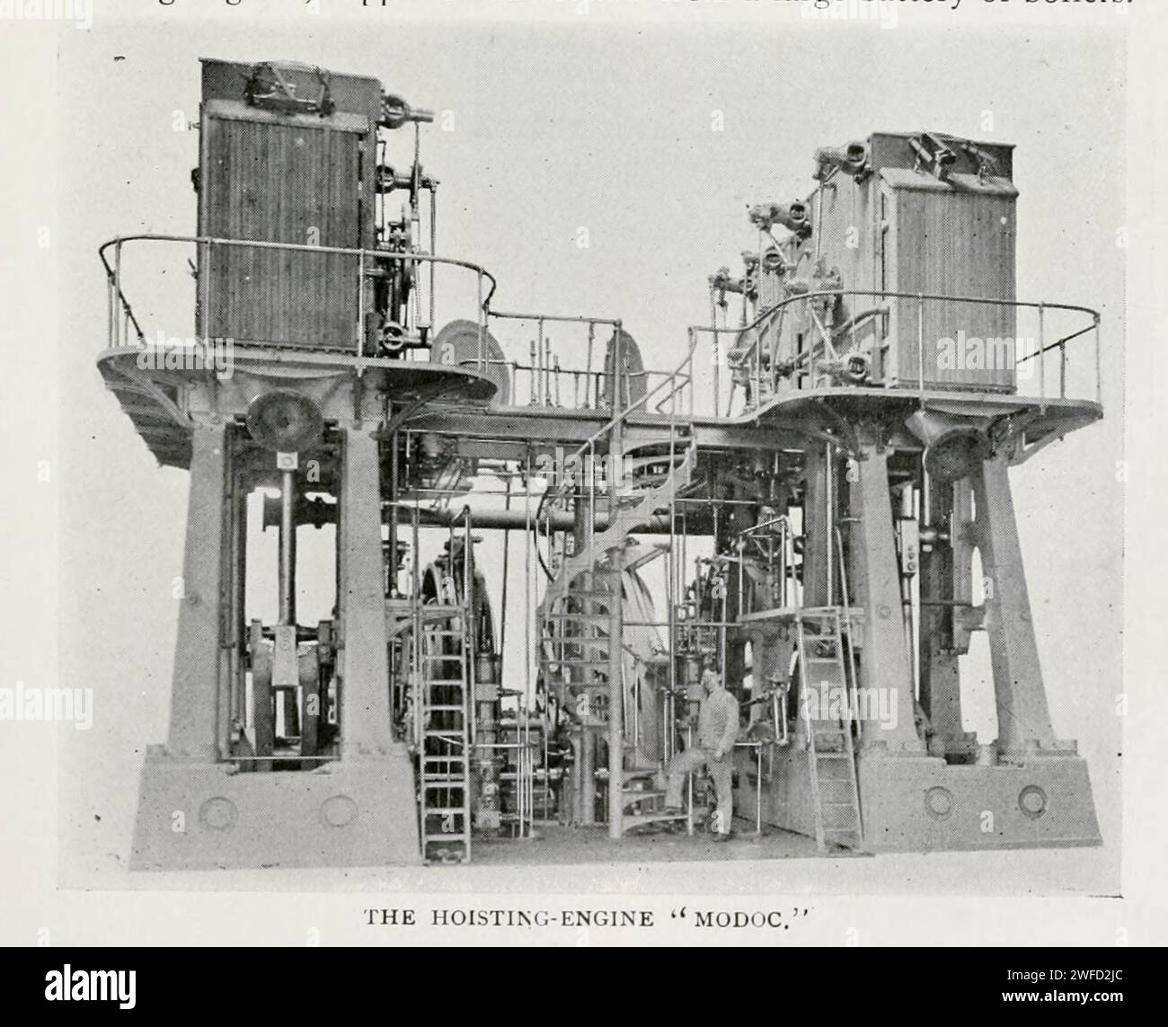 The Hoisting Engine MODOC from the Article CHARACTERISTIC AMERICAN ...