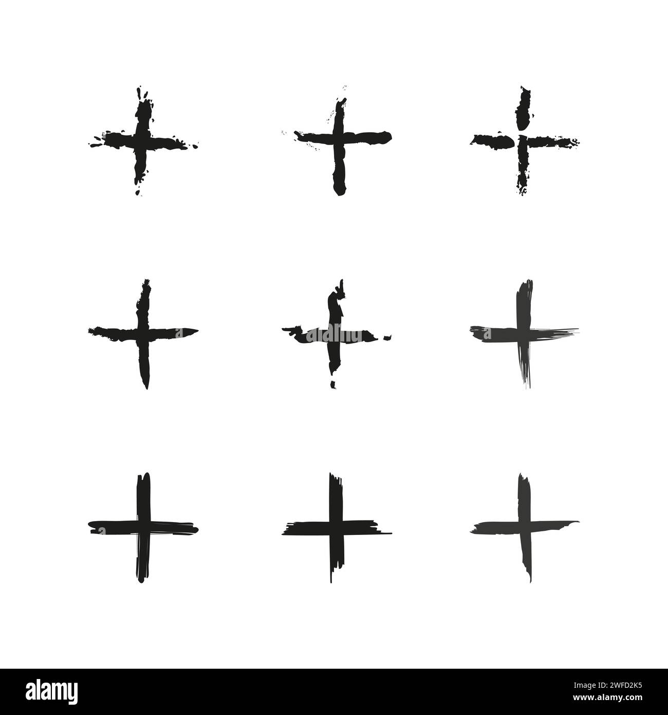 Graffiti crosses Cut Out Stock Images & Pictures - Alamy