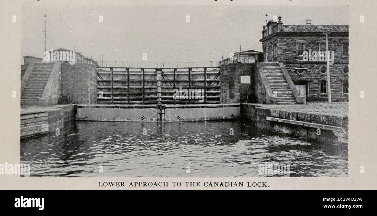 Lower approach to the Canadian Lock from the Article THE BUSIEST CANAL ...
