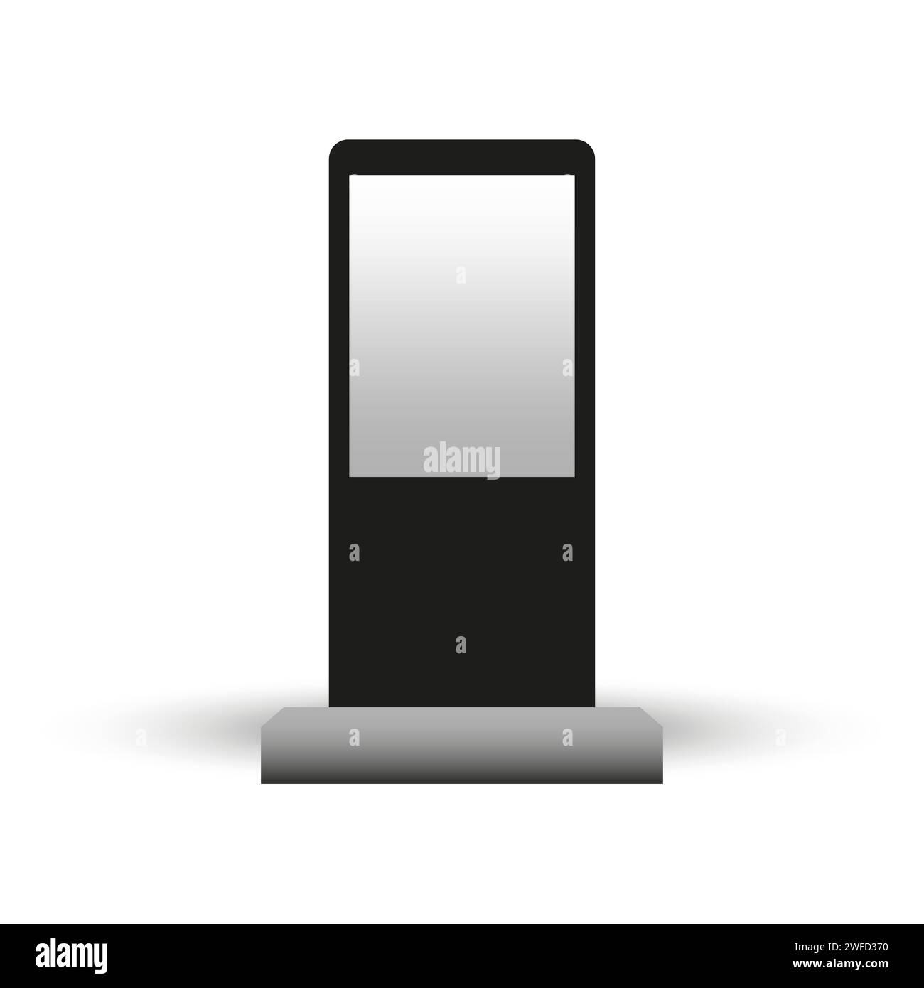 Metal display totem Stock Vector Images - Alamy