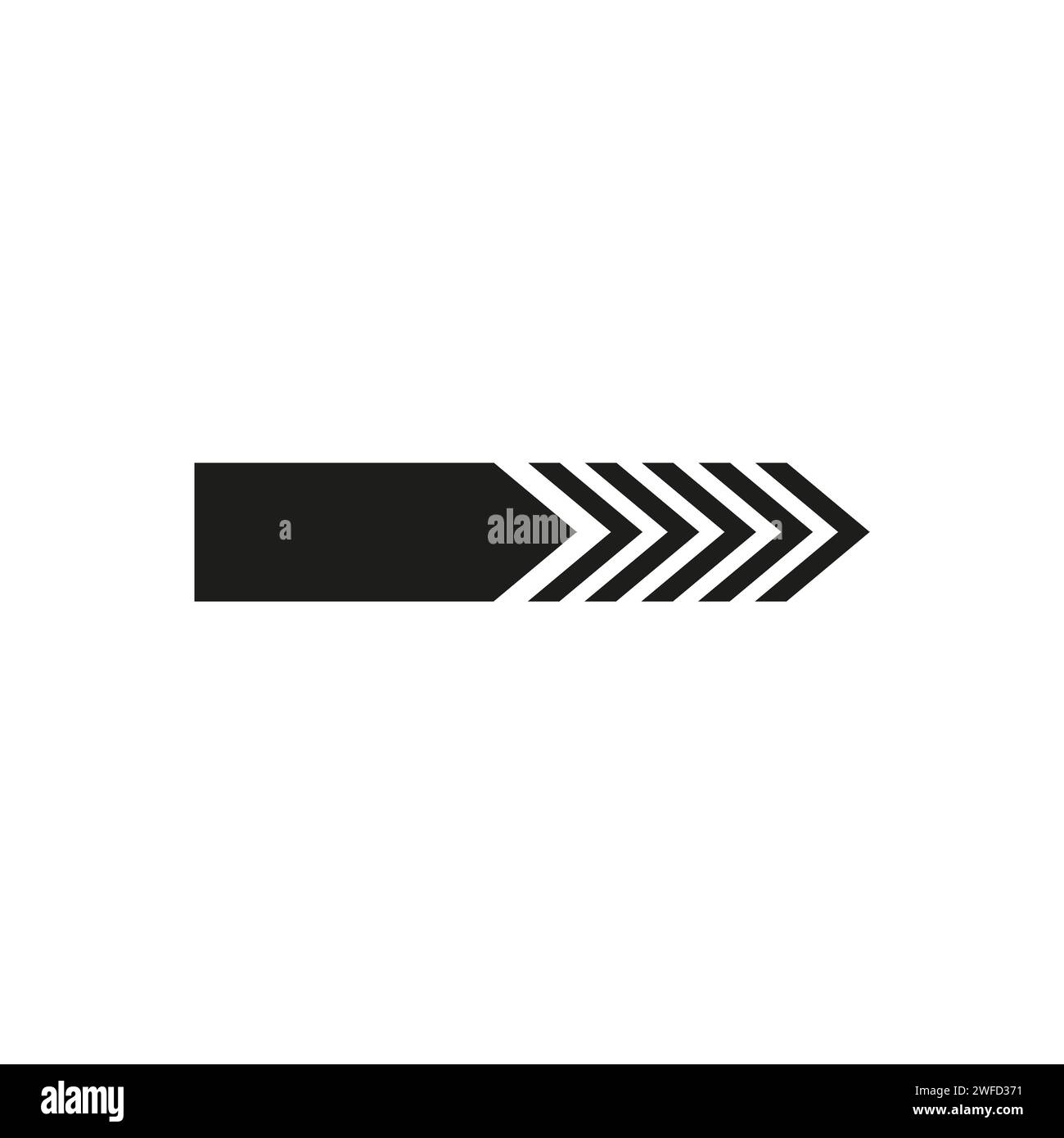 Wide arrow, great design for any purposes. Internet technology. Vector ...