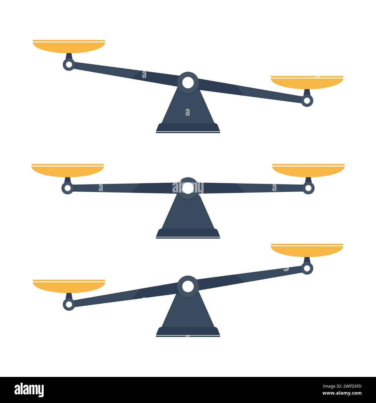 Modern scales. flat button with scales. Vector illustration. stock image. EPS 10 Stock Vector ...