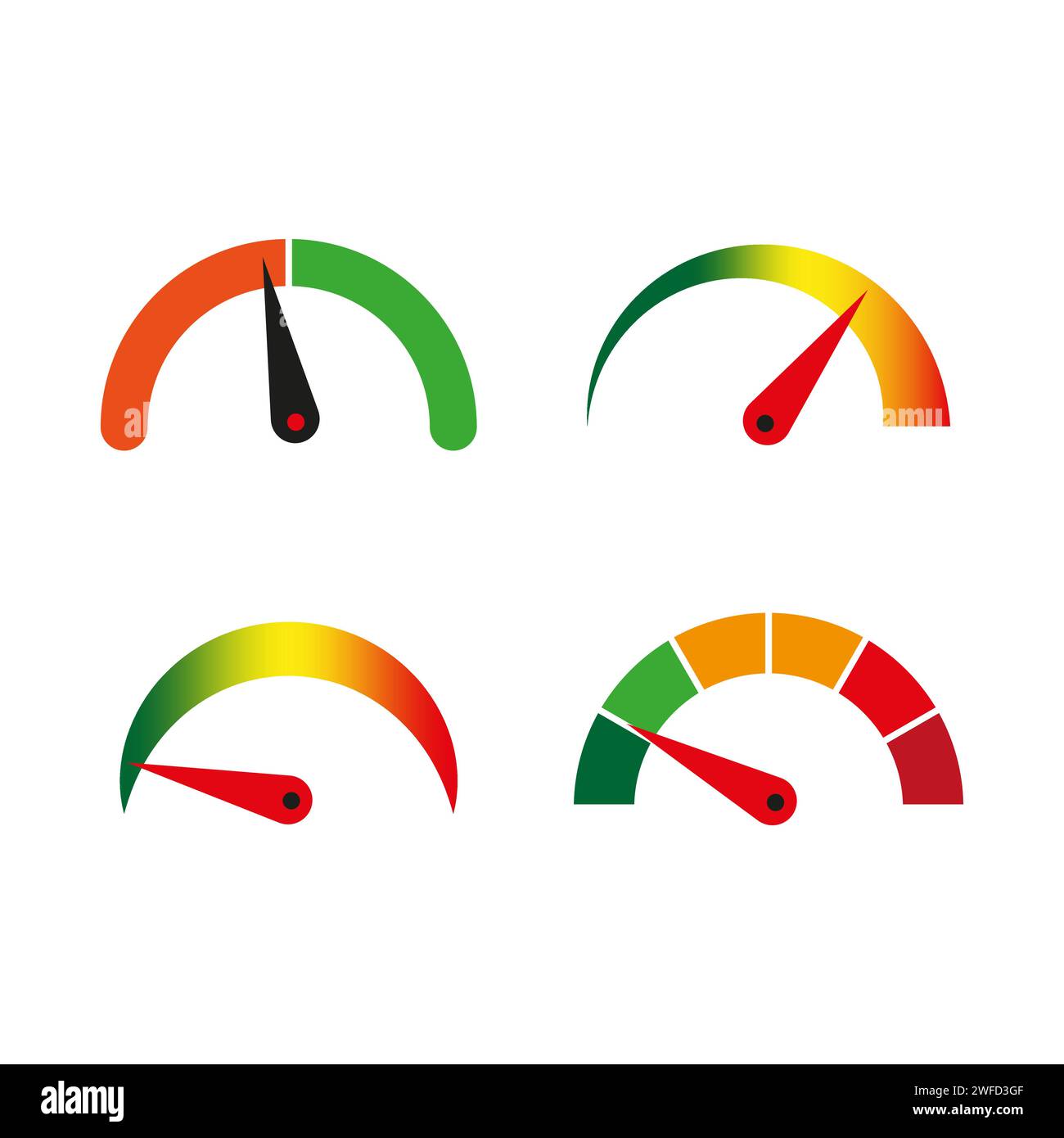 Car speedometer temperature gauge Cut Out Stock Images & Pictures - Alamy