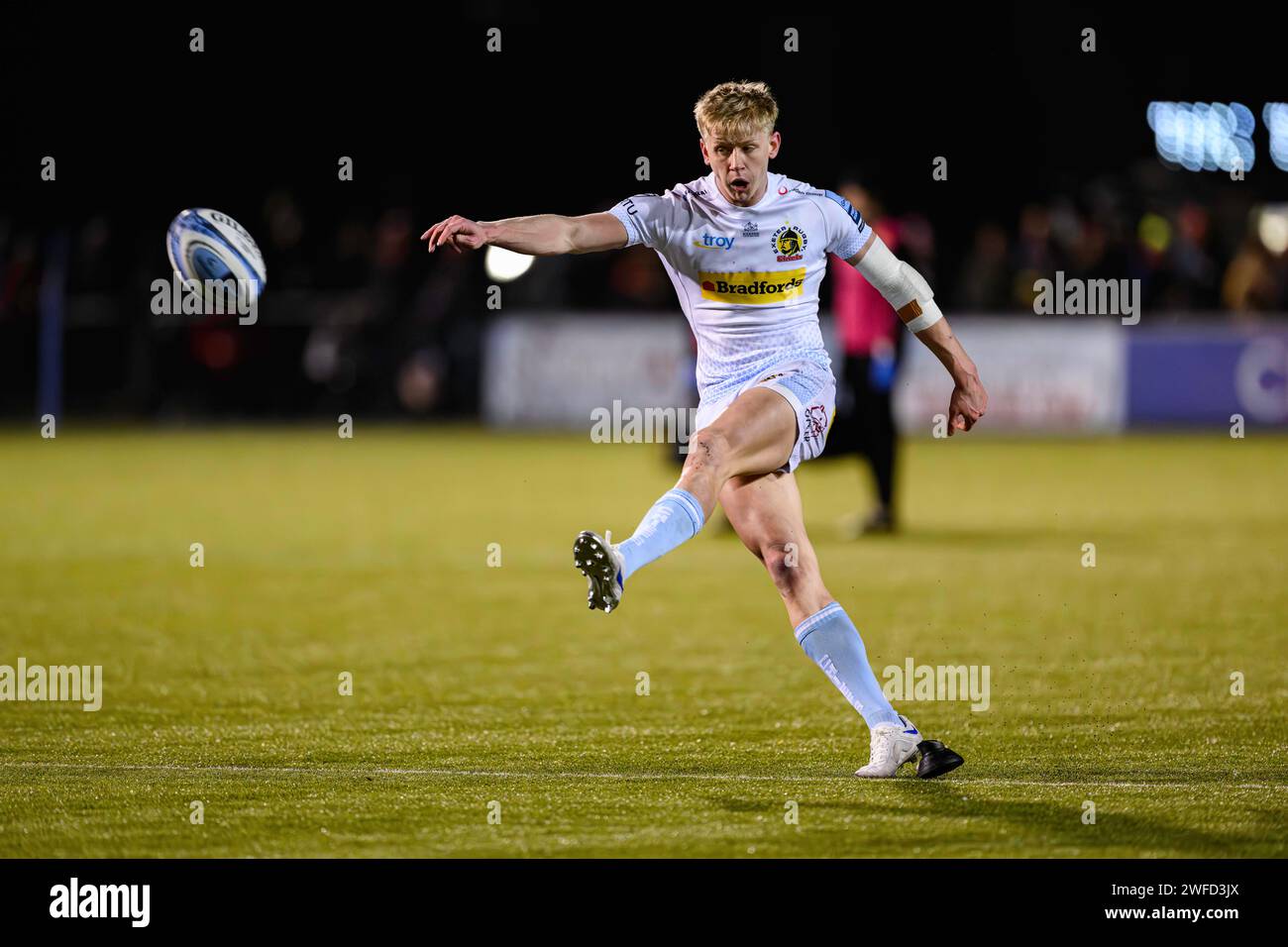 LONDON, UNITED KINGDOM. 27th, Jan 2024. Josh Hodge of Exeter Chiefs ...