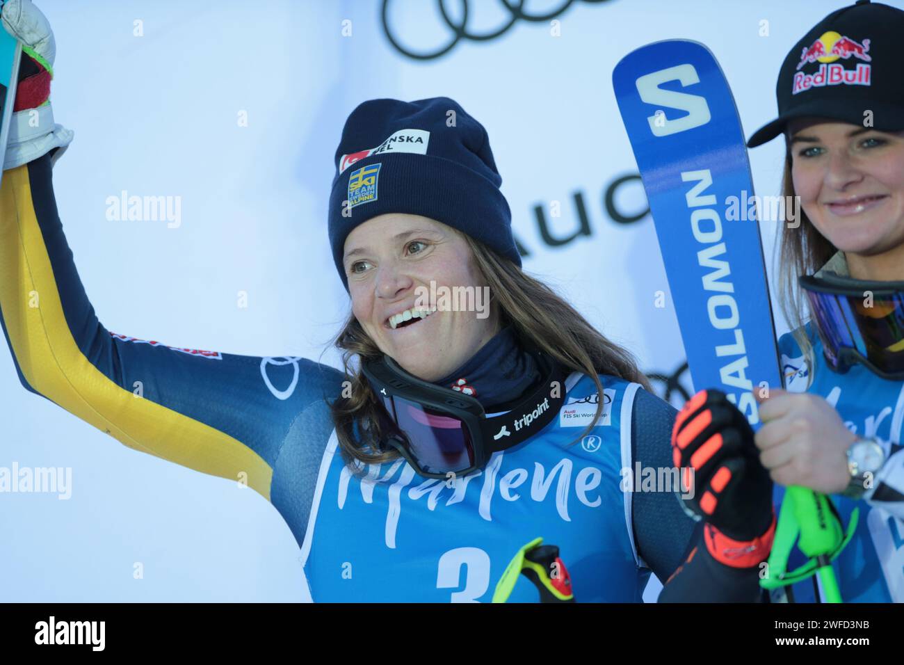 Kronplatz, South Tyrol, Italy. 30th Jan, 2024. Audi FIS Ski Ladies ...