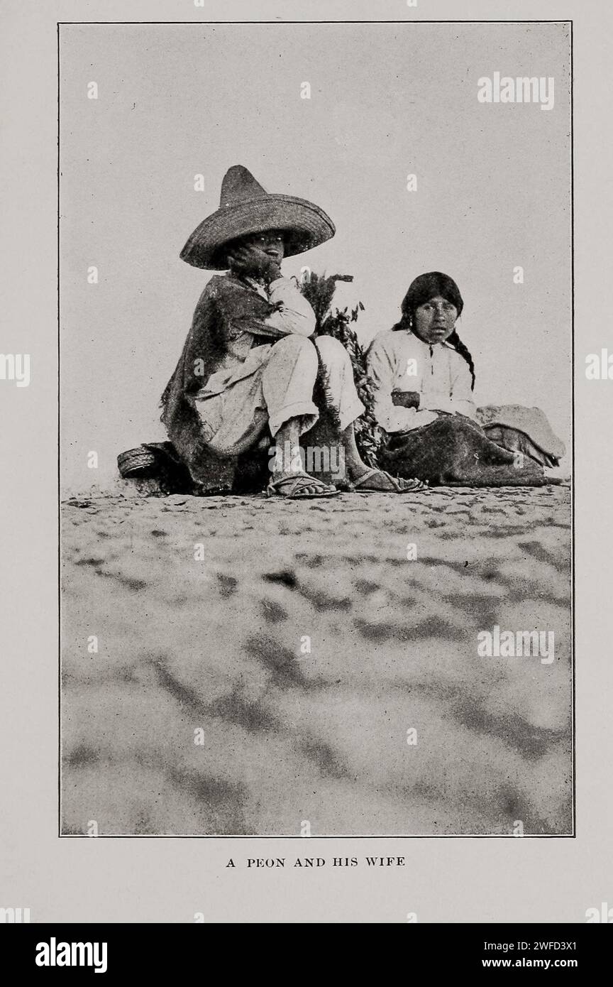 A Peon and His Wife Mexico by Nevin Otto Winter Stock Photo - Alamy