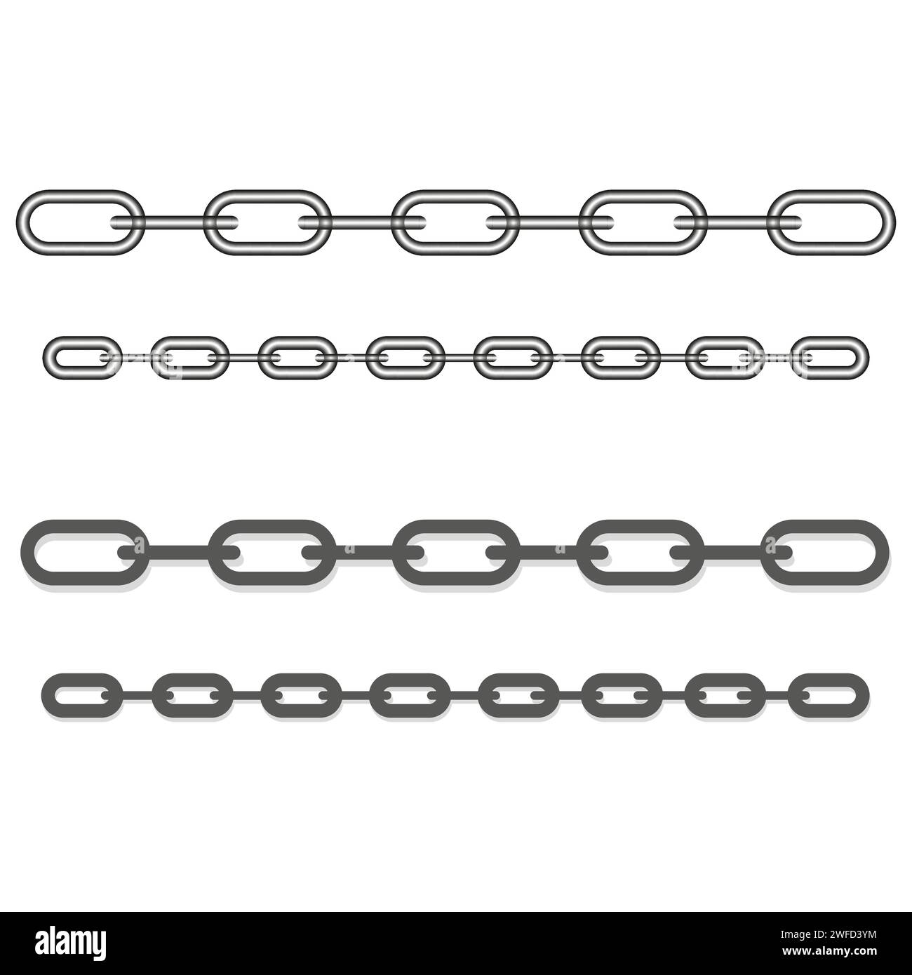 Chains icon on white background. Business communication concept. Vector ...