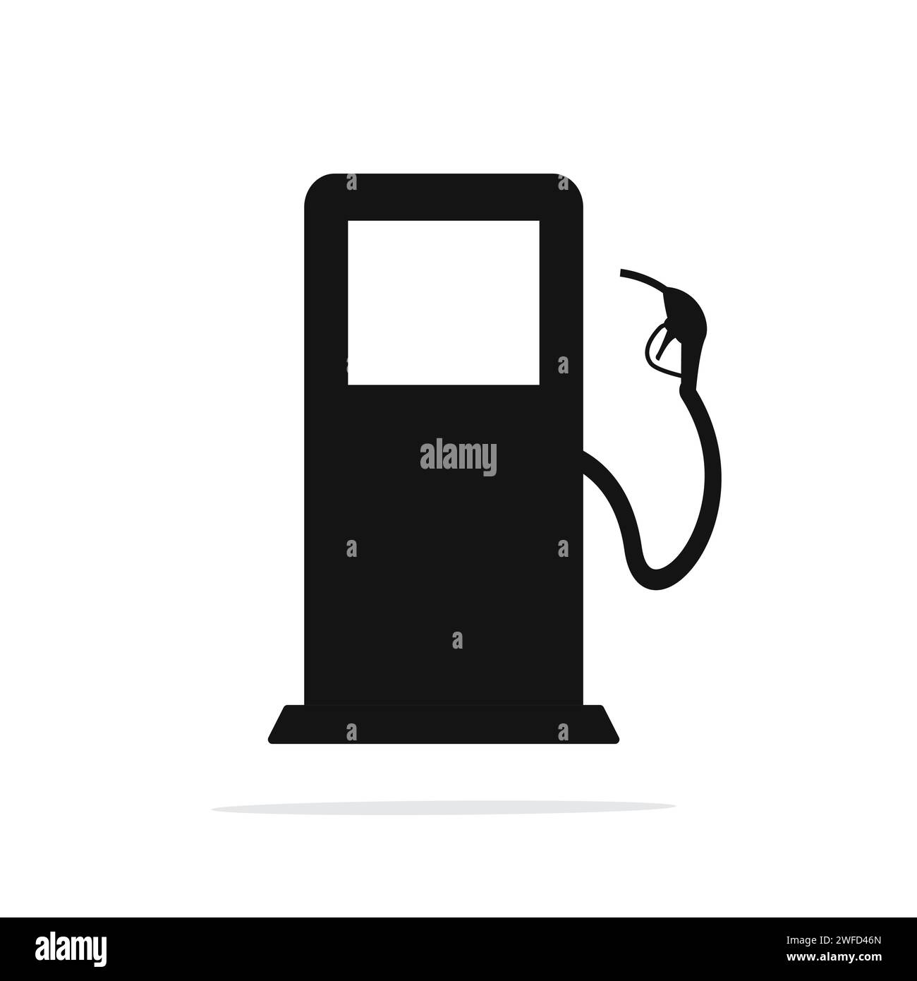 Black and white gas station Stock Vector Images - Alamy
