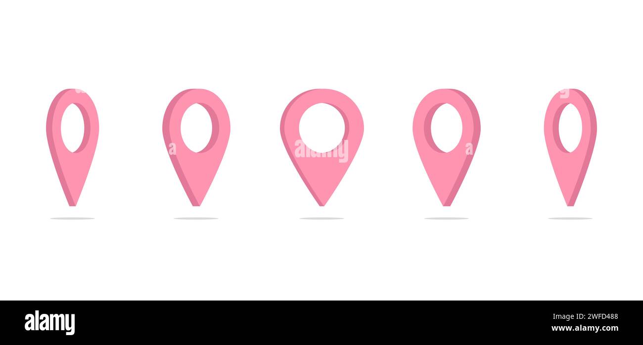 Pin icon shiny glossy internet Stock Vector Images - Alamy