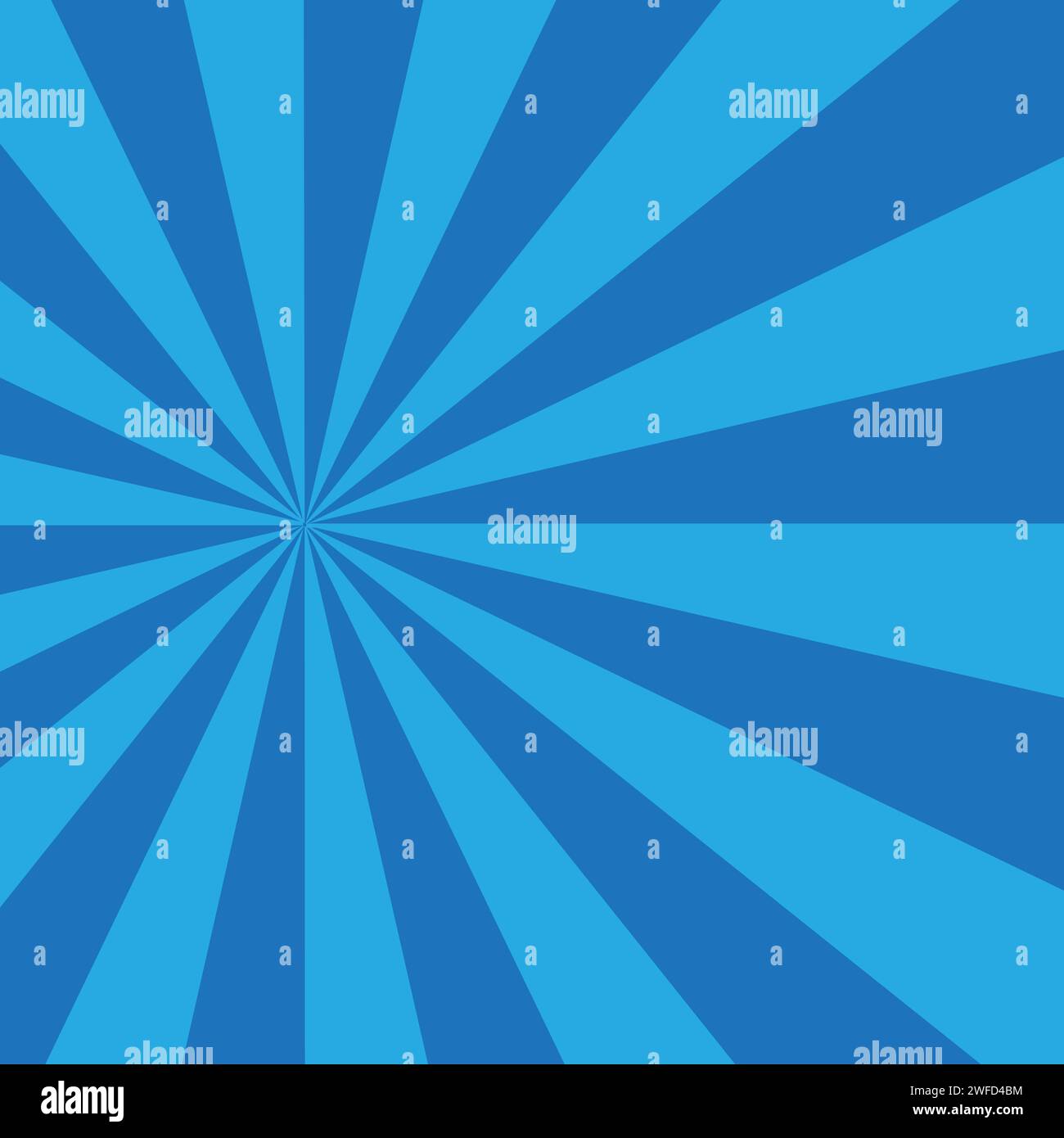 Retro cartoon with blue rays. Abstract blue light effect. Vector ...