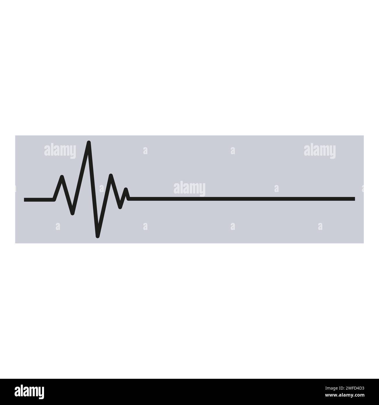 Cardio line in abstract style. Vector illustration. EPS 10 Stock Vector ...