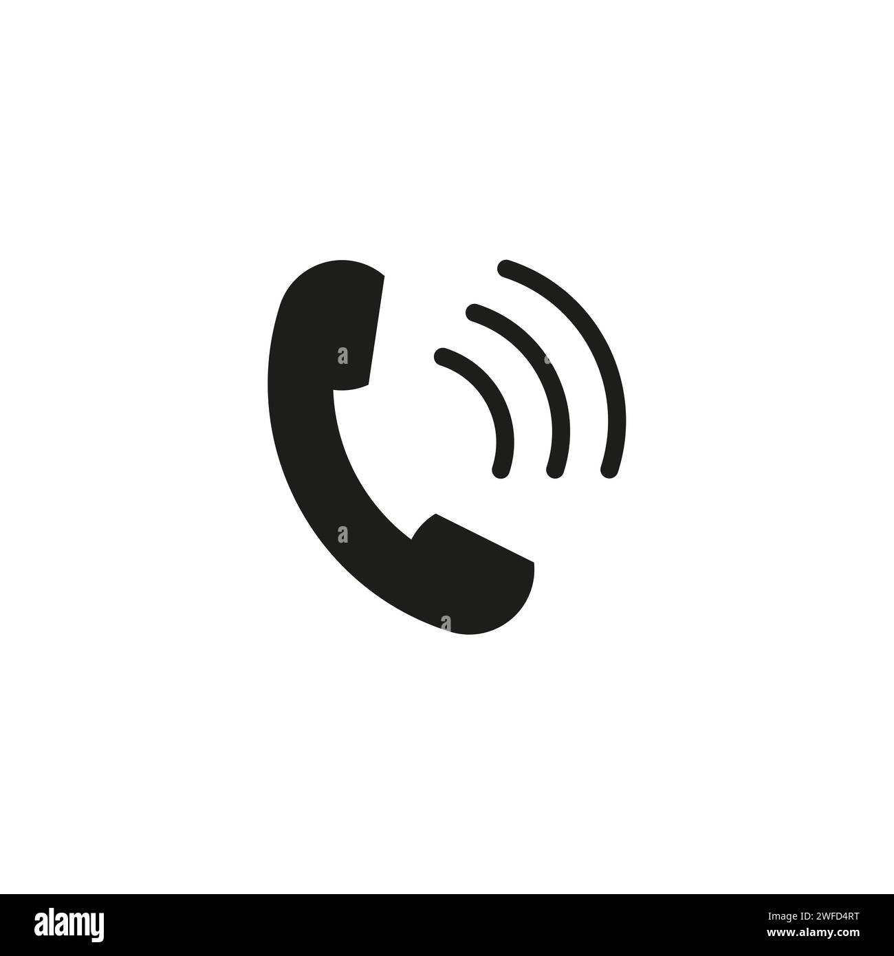 Black telephone clipart Stock Vector Images - Alamy