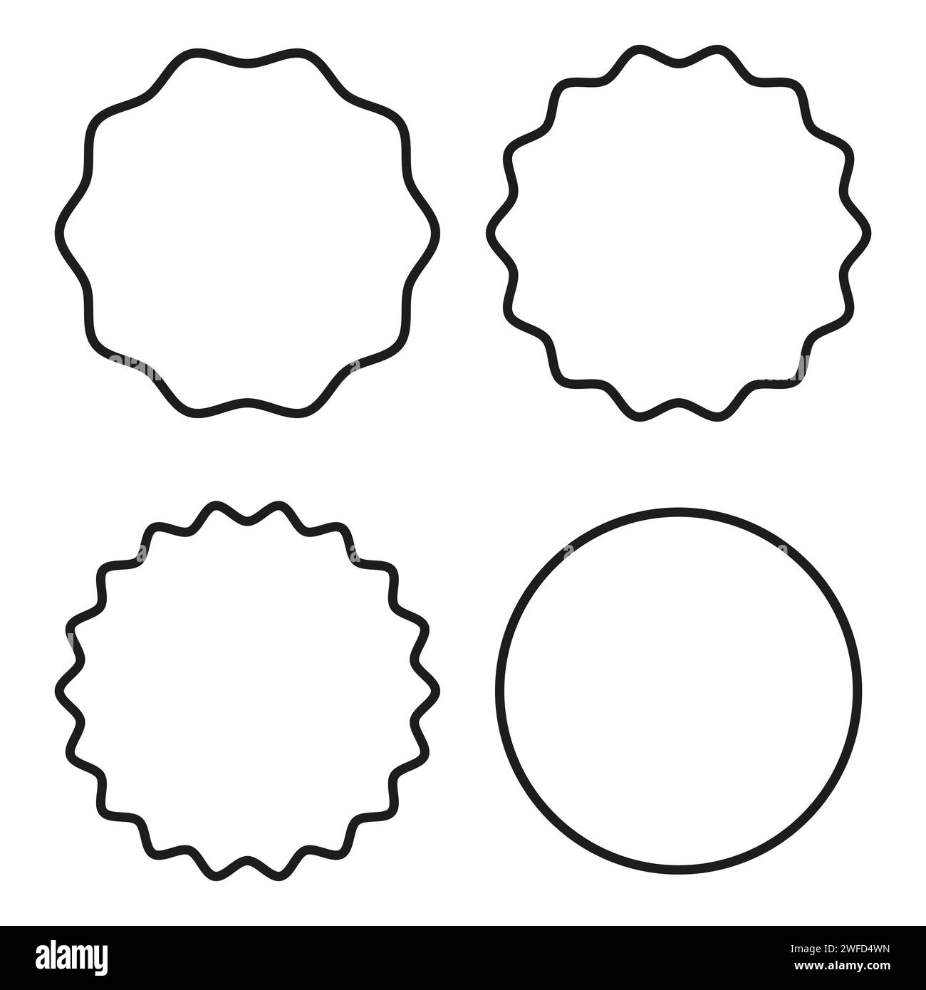 round frames teeth. Vector illustration. EPS 10 Stock Vector Image ...