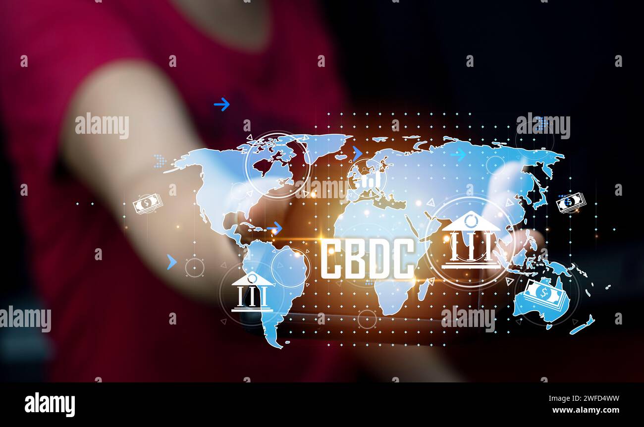 CBDC visual concept. Central Bank Digital Currency Stock Photo - Alamy
