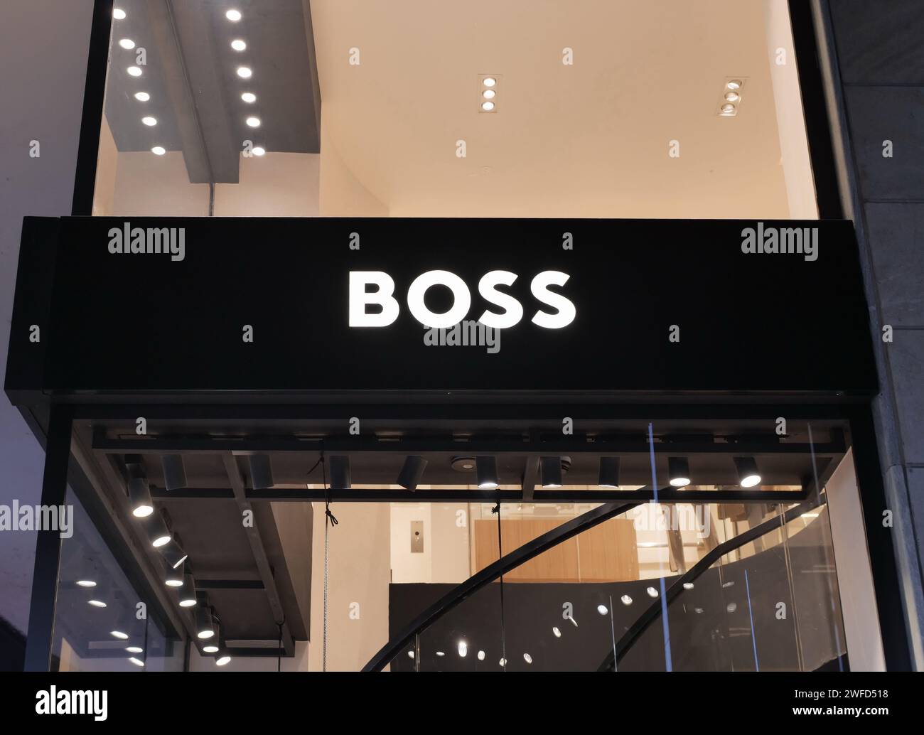 Hugo boss banners hi-res stock photography and images - Alamy