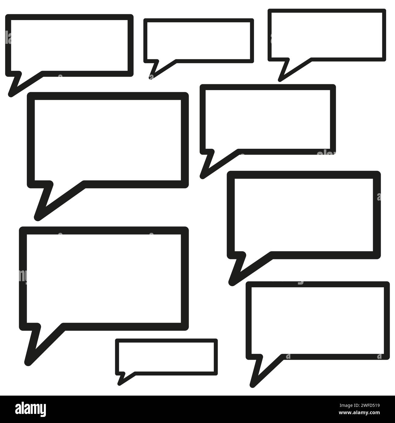 Chat message icon. White text box. Message tag. Cloud icon. Speak icon ...