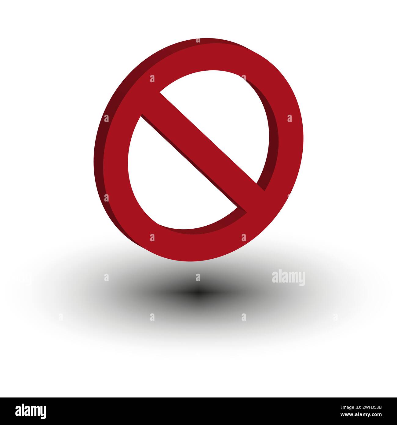 red three dimensional sign stop for game design. Design element. Sign ...