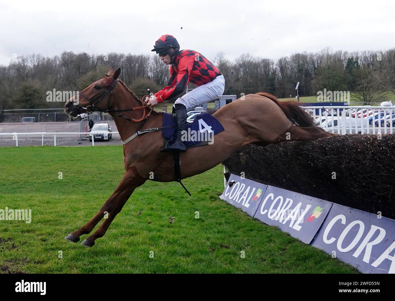 Midnight Ginger ridden by James Martin on their way to winning the Live ...