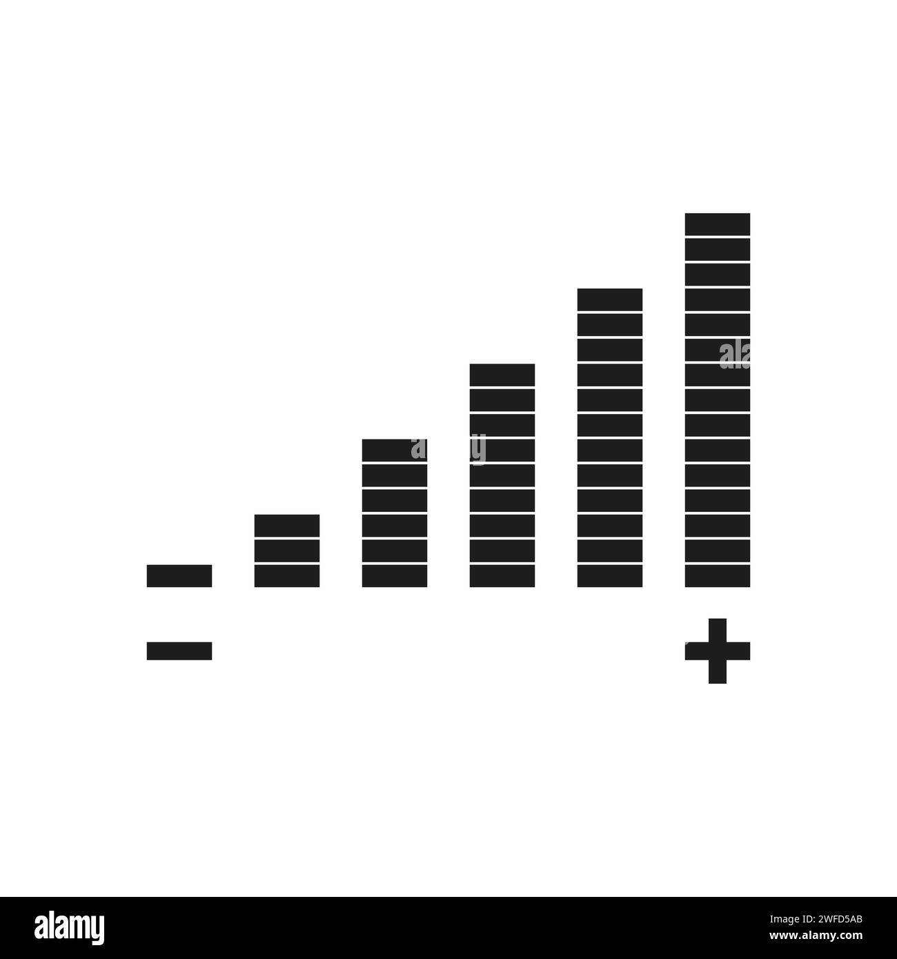 volume adjustment icon vector for graphic design, logo, website, social ...